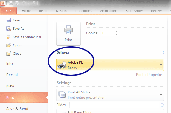 Converting PowerPoint Files To PDF Which Option To Choose 